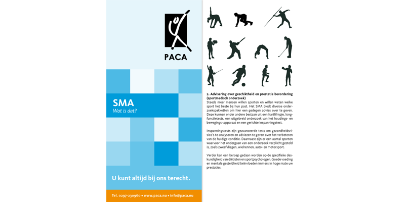 Bob Grafische Vormgeving - PACA SMA folder